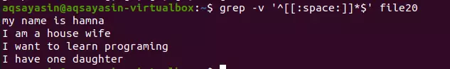 Grep ನಲ್ಲಿ ನಾನು ಖಾಲಿ ರೇಖೆಗಳನ್ನು ನಿರ್ಲಕ್ಷಿಸುವುದು ಹೇಗೆ? 9218_4