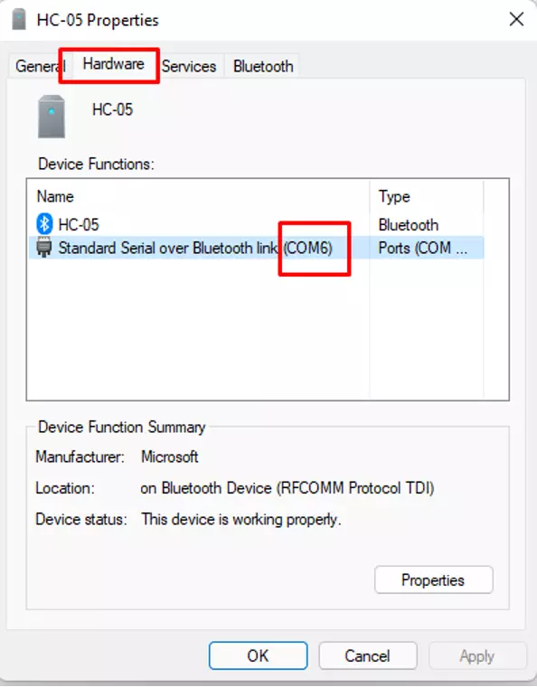 Arduino Uno ഉപയോഗിച്ച് ബ്ലൂടൂത്ത് മൊഡ്യൂൾ (HC-05) എങ്ങനെ ഇന്റർഫേസ് ചെയ്യാം 9240_12