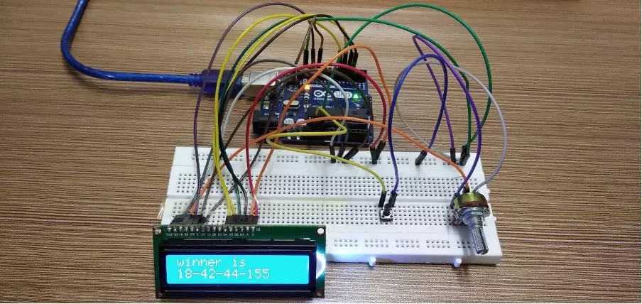 使用 Arduino Uno 制作彩票中奖者 9251_6