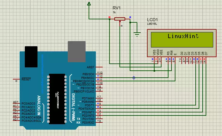 Kaj sta funkciji display in noDisplay v Arduinu 9257_4