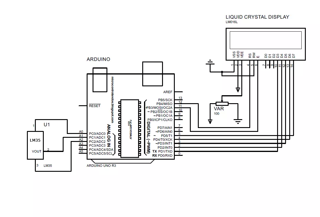 Arduino ਦੀ ਵਰਤੋਂ ਕਰਕੇ LCD 'ਤੇ ਸੈਂਸਰ ਮੁੱਲ ਨੂੰ ਕਿਵੇਂ ਪ੍ਰਦਰਸ਼ਿਤ ਕਰਨਾ ਹੈ 9260_2