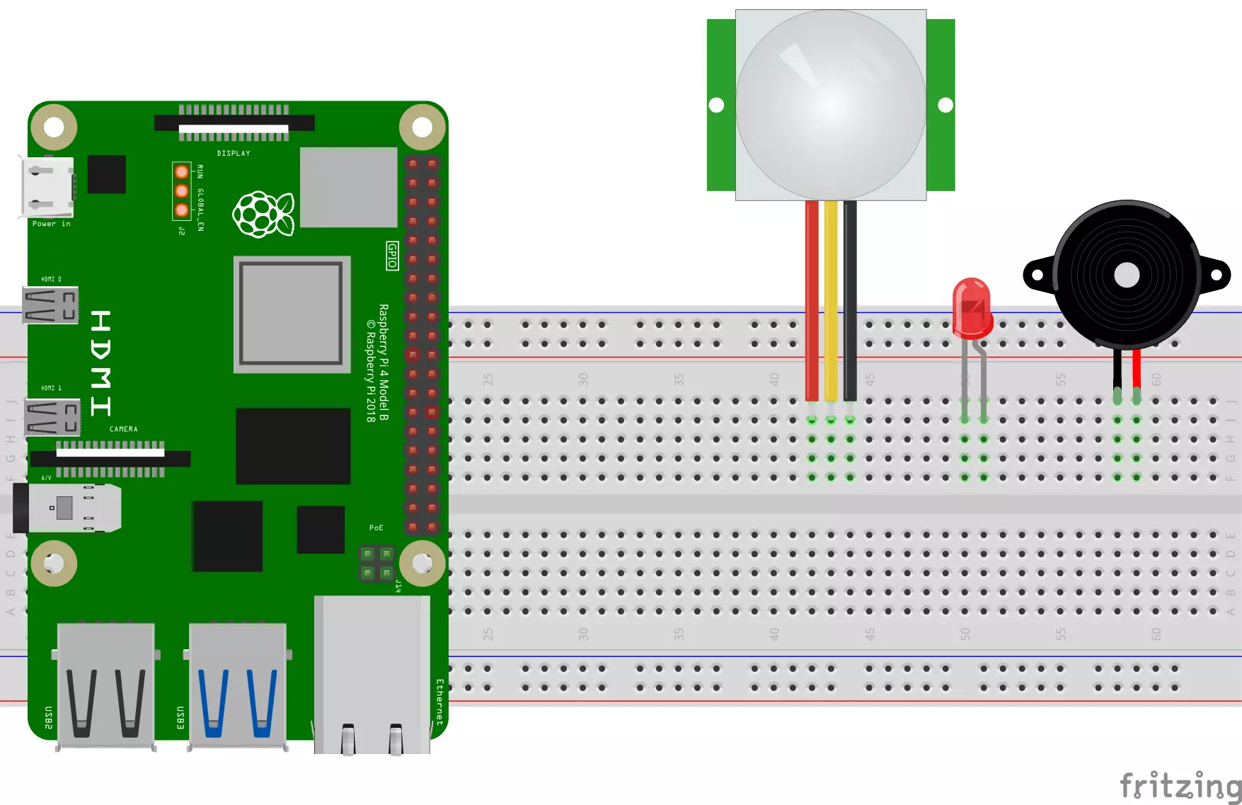 So erstellen Sie eine Einbruchmeldeanlage mit Raspberry Pi 4 9265_5