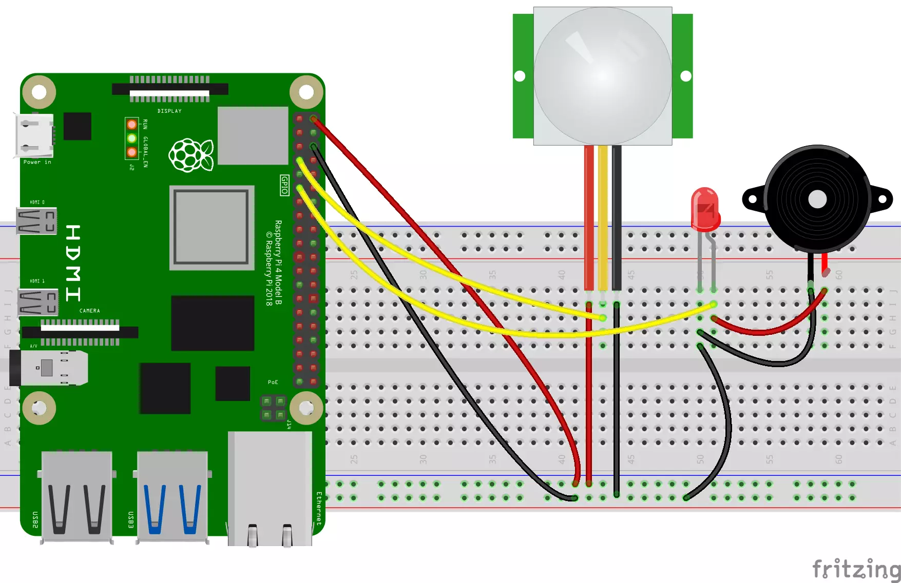 Kā izveidot ielaušanās signalizācijas sistēmu ar Raspberry Pi 4 9265_6