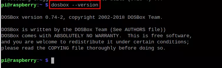Cómo instalar el DOSBox en el sistema operativo Raspberry Pi 9272_3