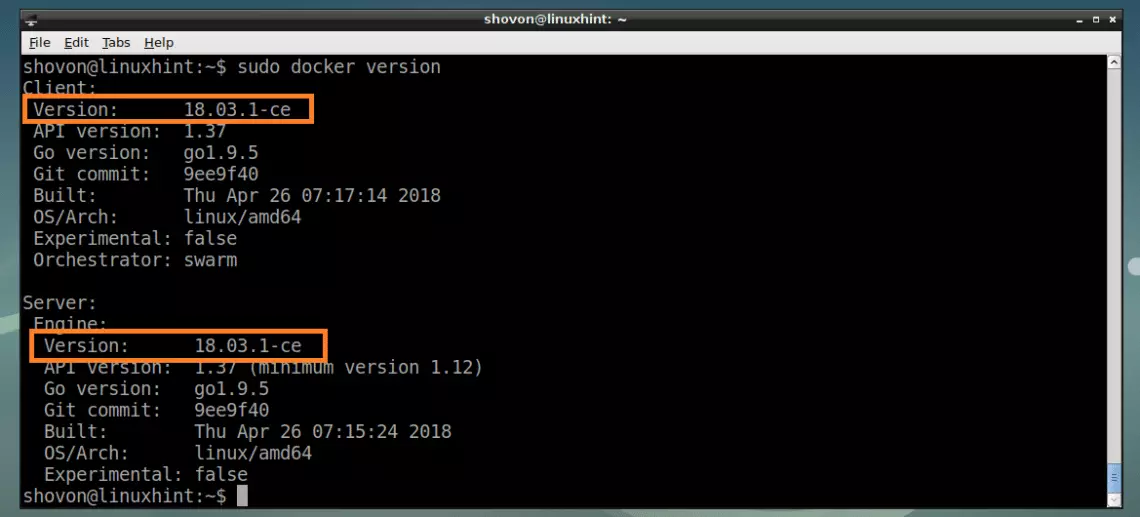 Namestite Docker na Debian 9 9288_14