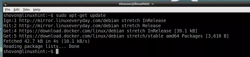 I-install ang Docker sa Debian 9 9288_8