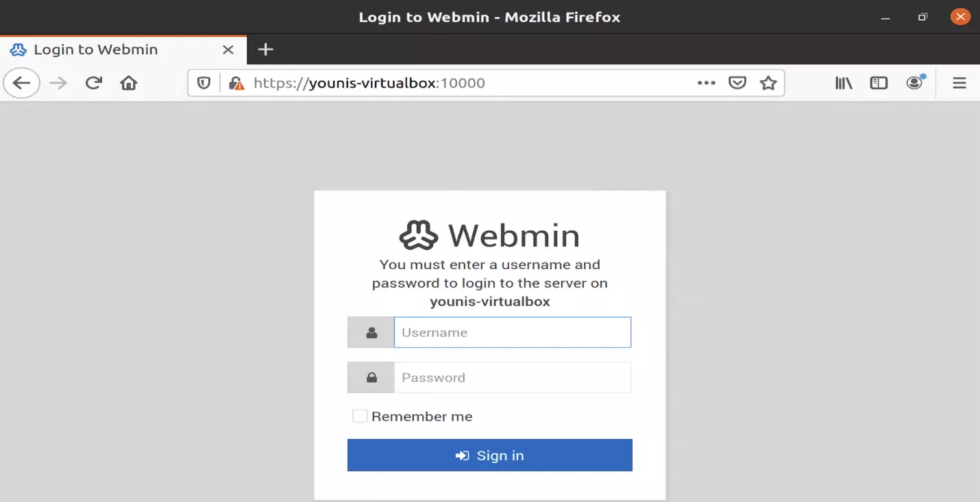 Come installare e gestire Webmin in Ubuntu 20.04 9319_11