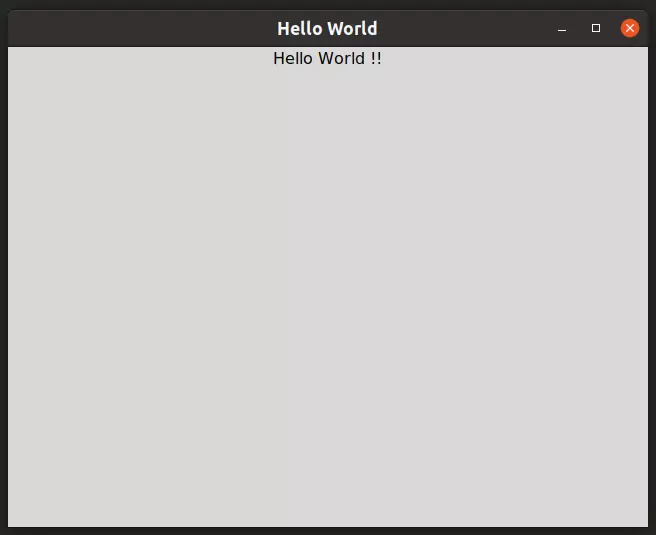 כיצד ליצור יישום Hello World ב- Python באמצעות Tkinter 9360_4