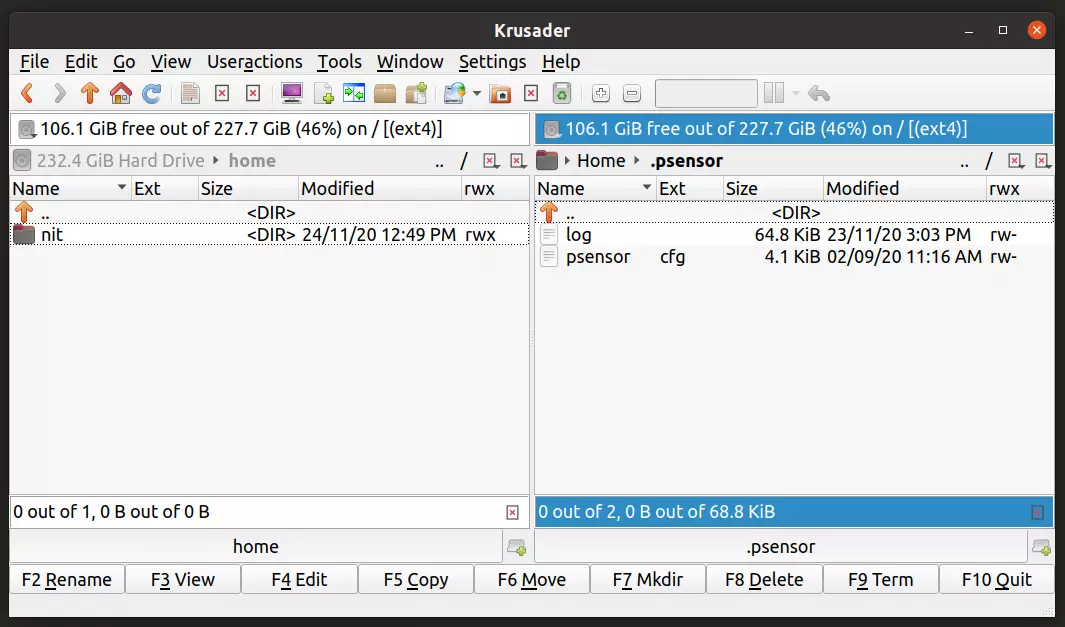 Bedste Dual Pane File Managers til Linux 9361_3