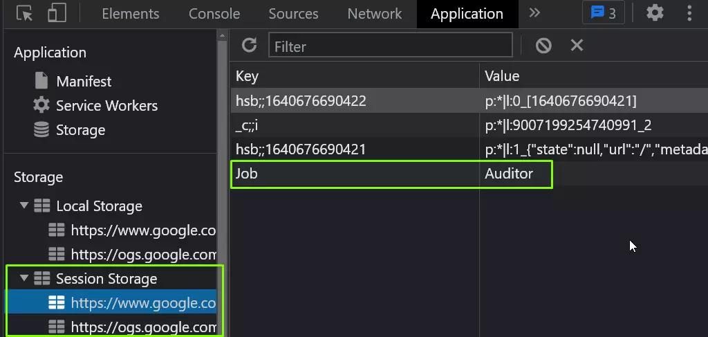 localStorage va sessionStorage | Tushuntirildi 9381_7