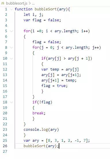 מיון בועות ב-JavaScript 9383_16