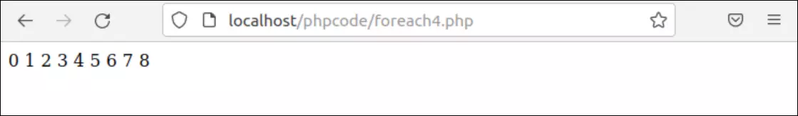 ການນໍາໃຊ້ Foreach Loop ໃນ PHP 9415_4