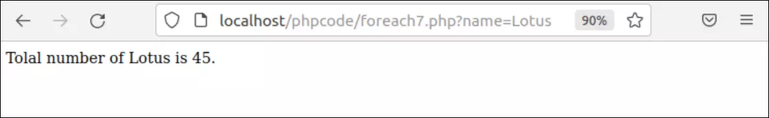 ການນໍາໃຊ້ Foreach Loop ໃນ PHP 9415_8