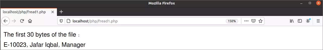 PHP တွင် fread() ကိုအသုံးပြုခြင်း။ 9420_1