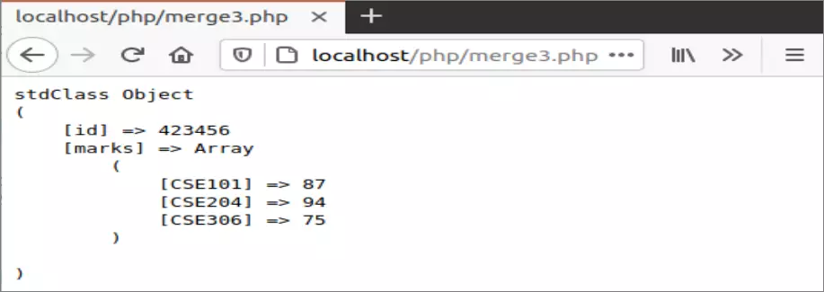 Hur man slår ihop objekt i PHP 9429_3