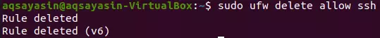Ufw ફાયરવોલ SSH ને મંજૂરી આપો 9435_14