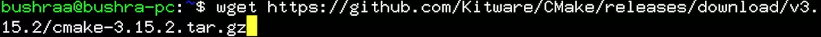 Инсталирајте CMake на Debian 10 9443_1