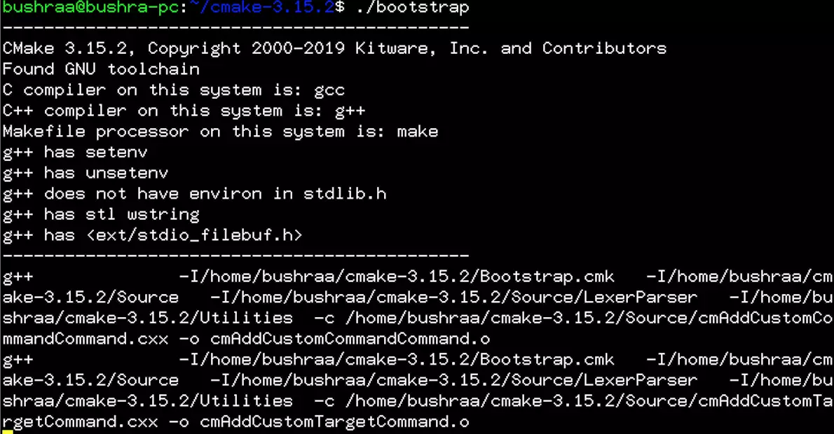 Инсталирајте CMake на Debian 10 9443_6
