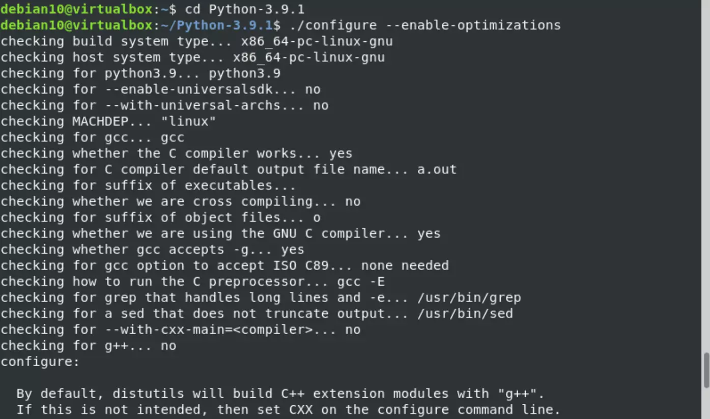 Giunsa ang Pag-install sa Python sa Debian 10 9444_5
