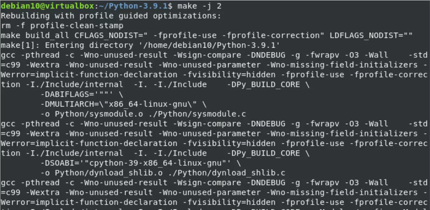 Чӣ тавр Python -ро дар Debian 10 насб кардан мумкин аст 9444_6