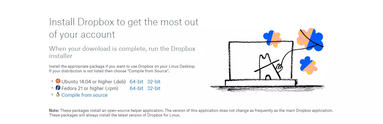 Si të instaloni Dropbox në Ubuntu 20.04 9450_1