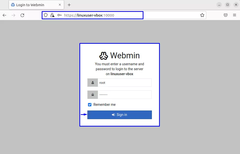 วิธีการติดตั้งและใช้งาน Webmin ใน Ubuntu 22.04 9454_11