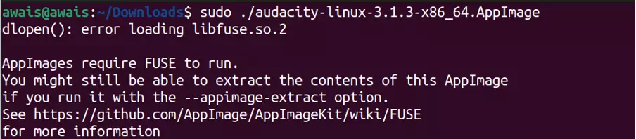 Kā instalēt Audacity Ubuntu 22.04 9455_17