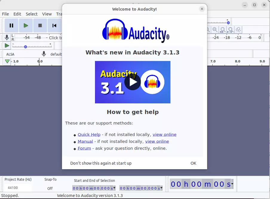 Bii o ṣe le Fi Audacity sori ẹrọ ni Ubuntu 22.04 9455_20