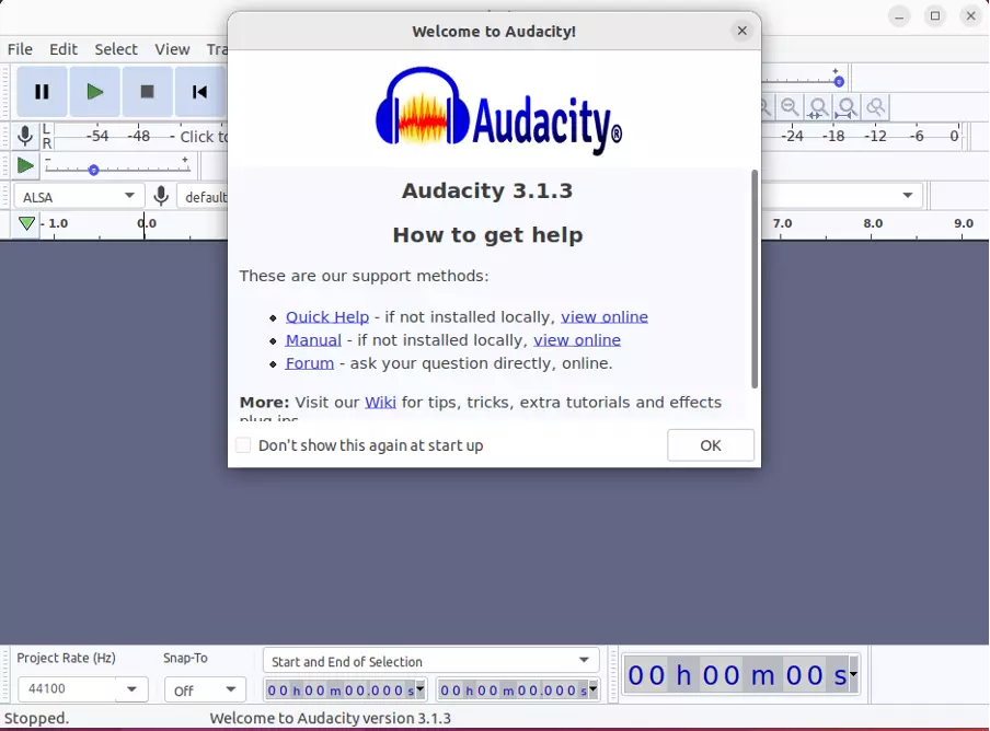 Kiel Instali Audacity en Ubuntu 22.04 9455_3
