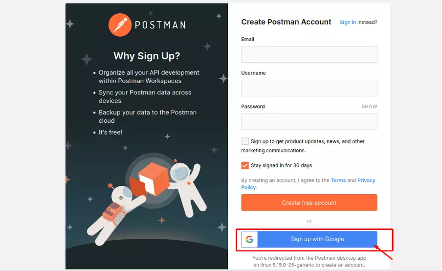 Как да настроите Postman на Ubuntu 22.04 9457_6