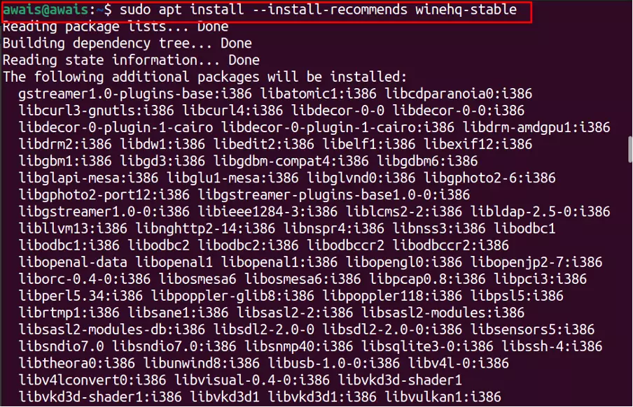 Como instalar a última versión estable de Wine en Ubuntu 22.04 9459_5