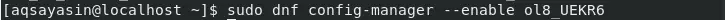 Faʻapipiʻi le Unbreakable Linux Kernel i luga ole Oracle Linux 8 9471_5