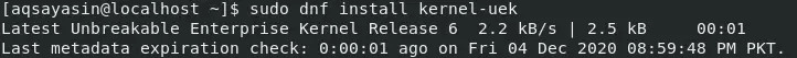 Faʻapipiʻi le Unbreakable Linux Kernel i luga ole Oracle Linux 8 9471_6