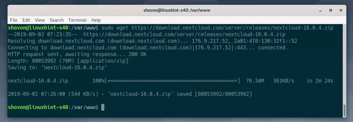 Installazzjoni ta' NextCloud fuq Debian 10 9473_15