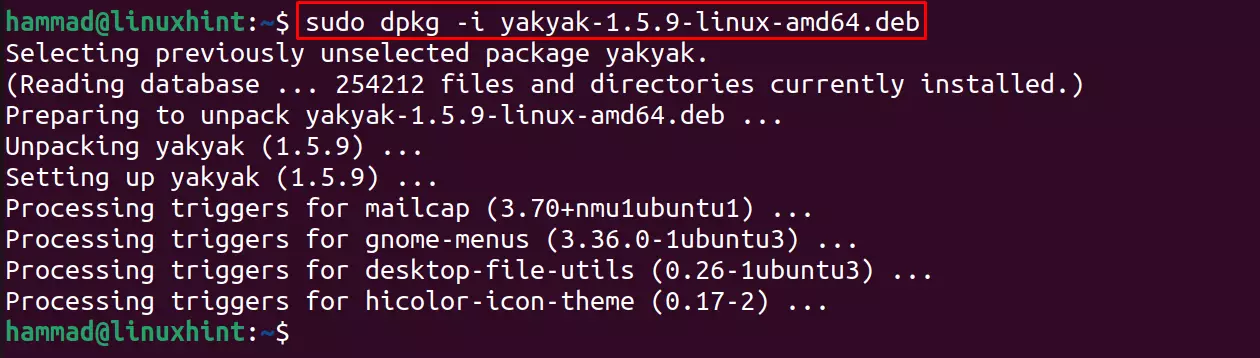 Ikani YakYak - Desktop Chat Client wa Google Hangouts pa Ubuntu 22.04 947_2