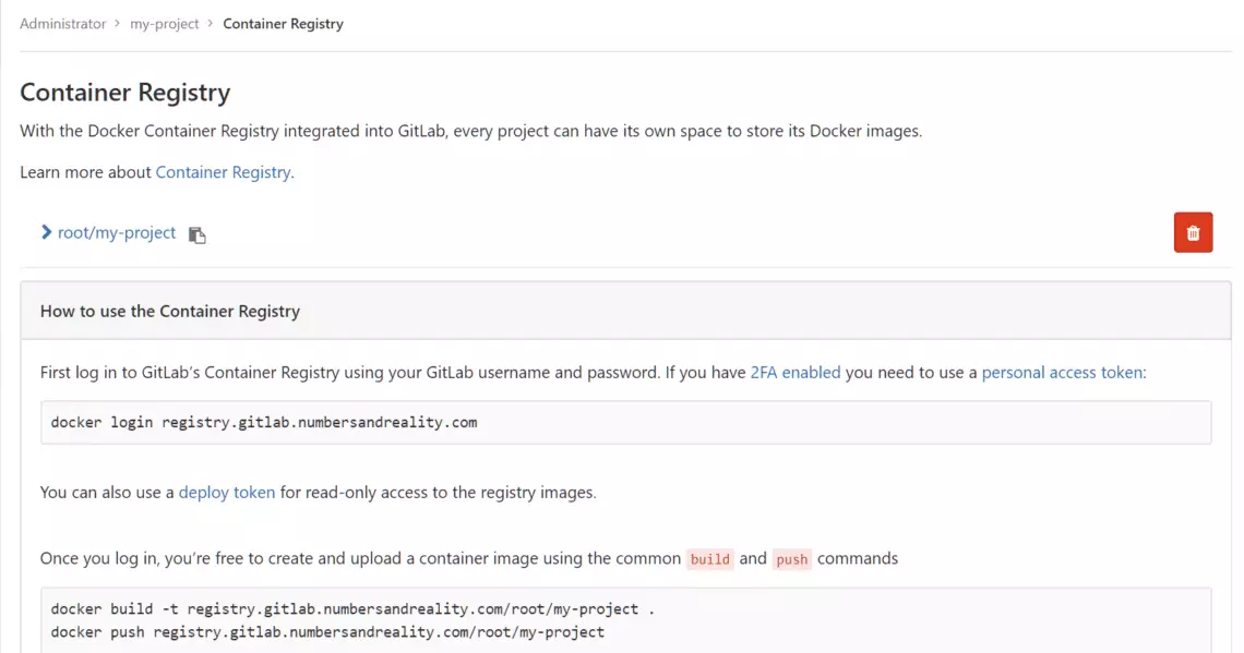 Configuració del registre de contenidors de GitLab 9483_2