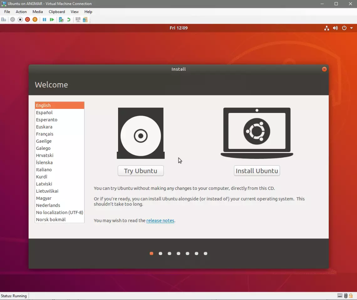 Hyper-V સાથે Windows પર Ubuntu 18.04 LTS ઇન્સ્ટોલ કરો 9487_11