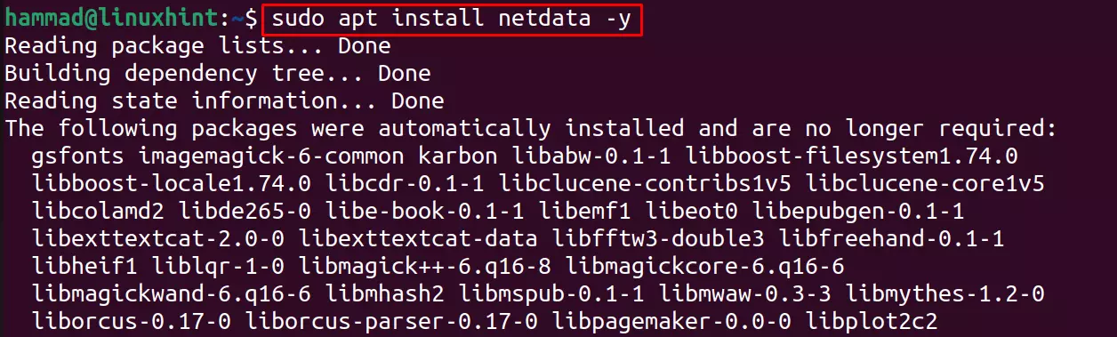 Uyifaka njani iNetdata-IsiSetyenziso sokuJonga iNtsebenzo ngexesha lokwenyani ku-Ubuntu 22.04 948_2