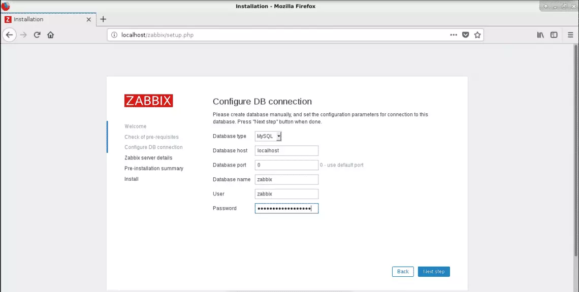 Konfigurera Zabbix Server på Debian 9.0 9490_19
