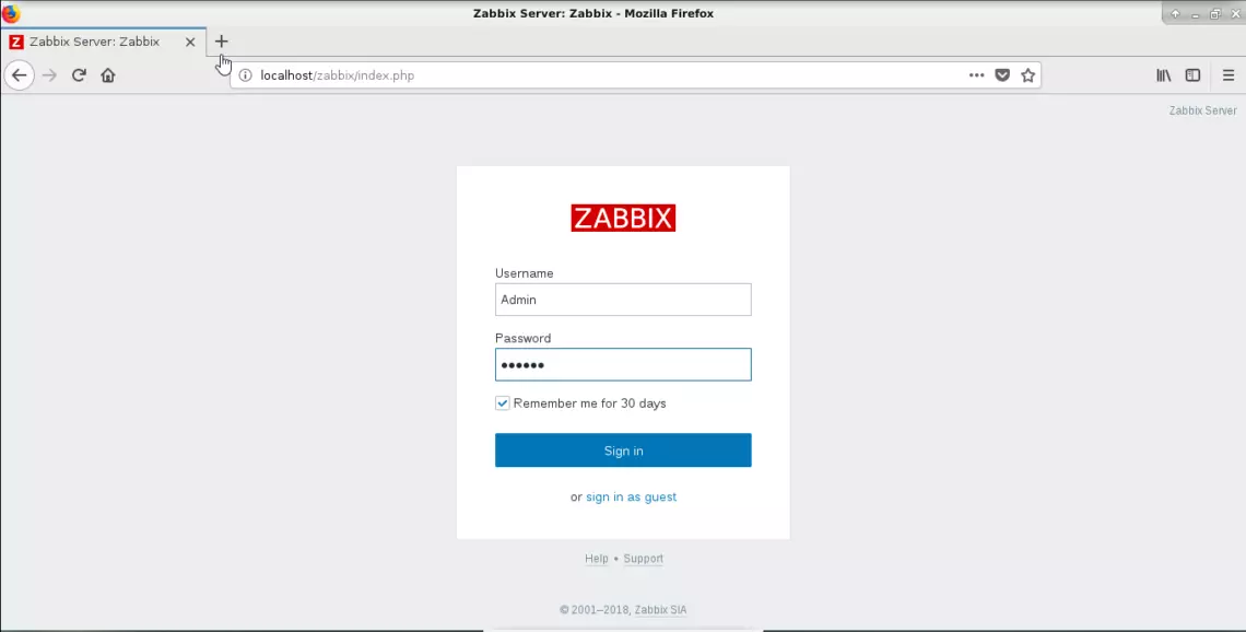 Nastavitev strežnika Zabbix na Debian 9.0 9490_23