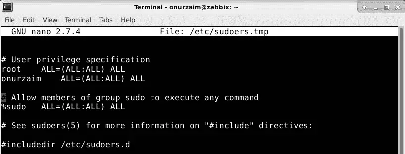 Saita Sabar Zabbix akan Debian 9.0 9490_3