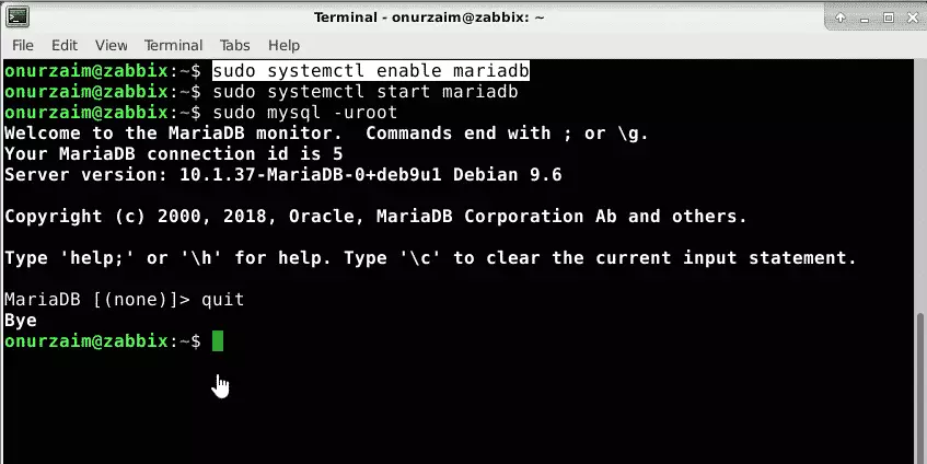 Zabbix սերվերի կարգավորում Debian 9.0-ում 9490_8
