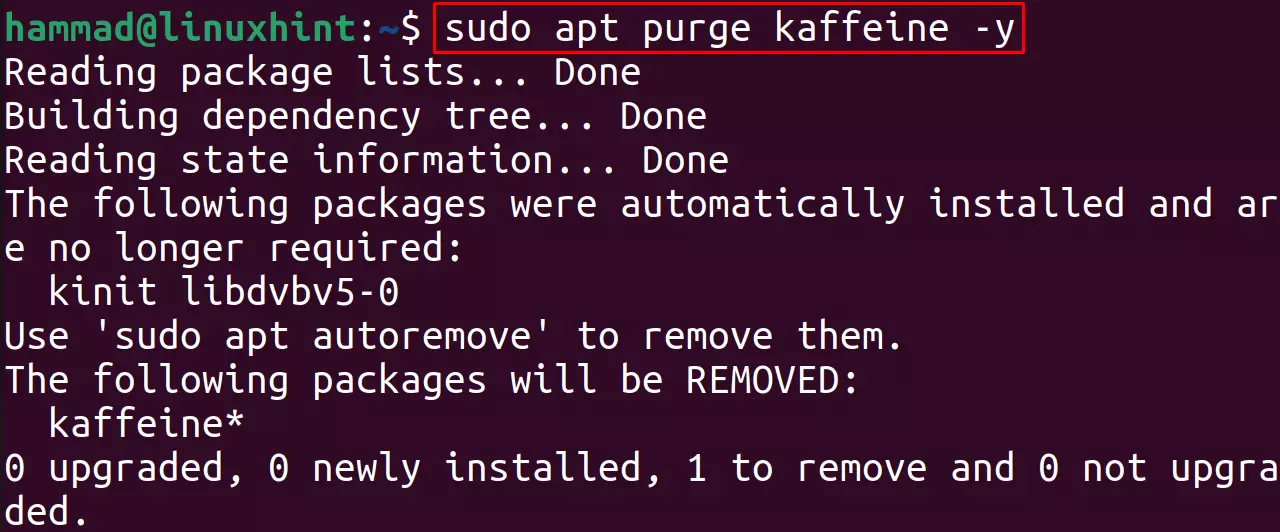 Giunsa ang Pag-install ug Paggamit sa Kaffeine sa Ubuntu 22.04 949_4