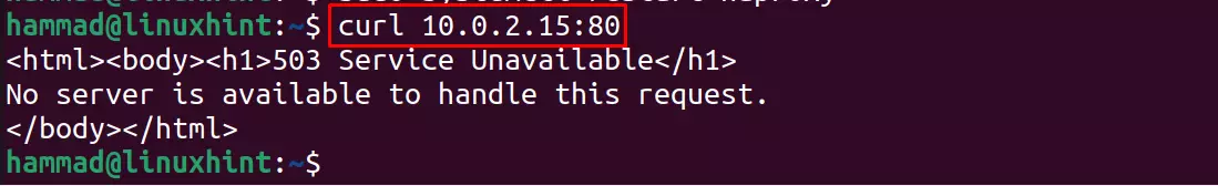 Ubuntu 22.04 LTS पर HAproxy को कैसे स्थापित और कॉन्फ़िगर करें? 950_12