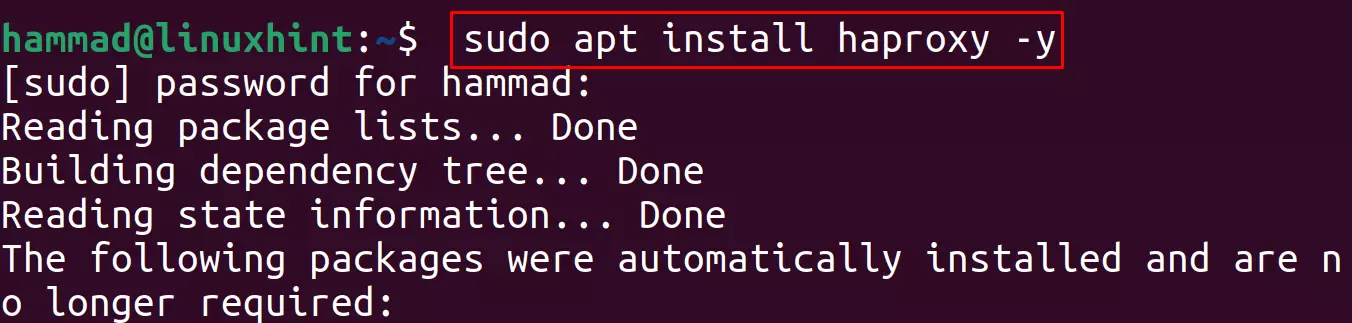 কিভাবে উবুন্টু 22.04 LTS-এ HAproxy ইনস্টল এবং কনফিগার করবেন 950_2