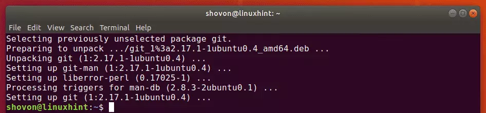 Инсталирайте Git на Ubuntu 9513_4