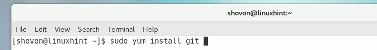 Инсталирайте Git на CentOS 7.5 9516_3