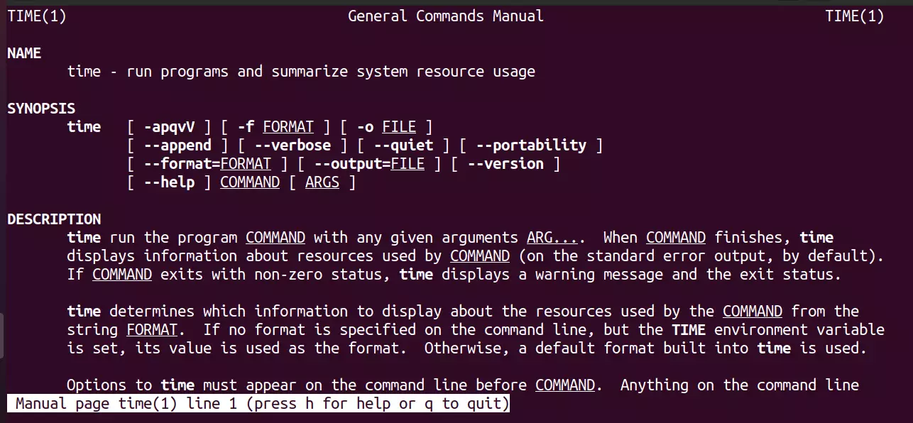 Cum să utilizați comanda time în Linux 9518_10