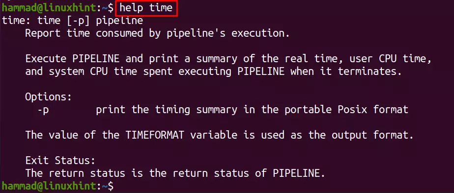نحوه استفاده از دستور زمان در لینوکس 9518_5