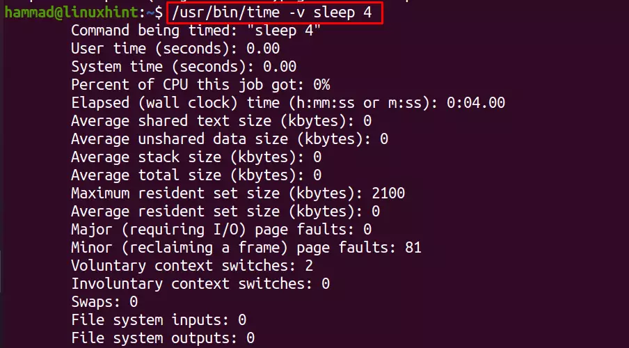 Cách sử dụng lệnh thời gian trong Linux 9518_8